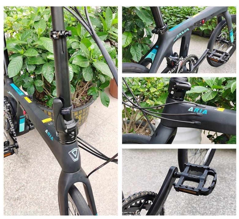 LATEST 2022 Model Black Blue 20 Inch Java Aria Carbon Fibre Foldable ...
