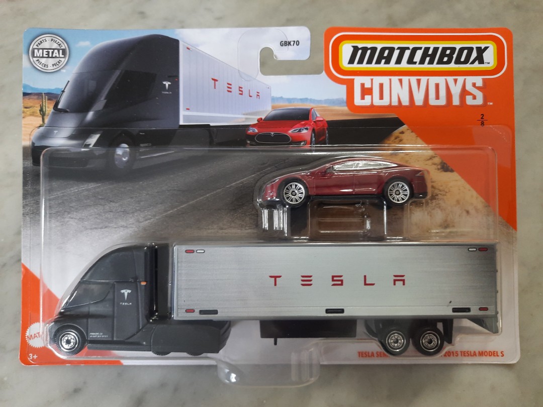 Matchbox convoys - Tesla semi/ Model S not hot wheels, Hobbies & Toys ...
