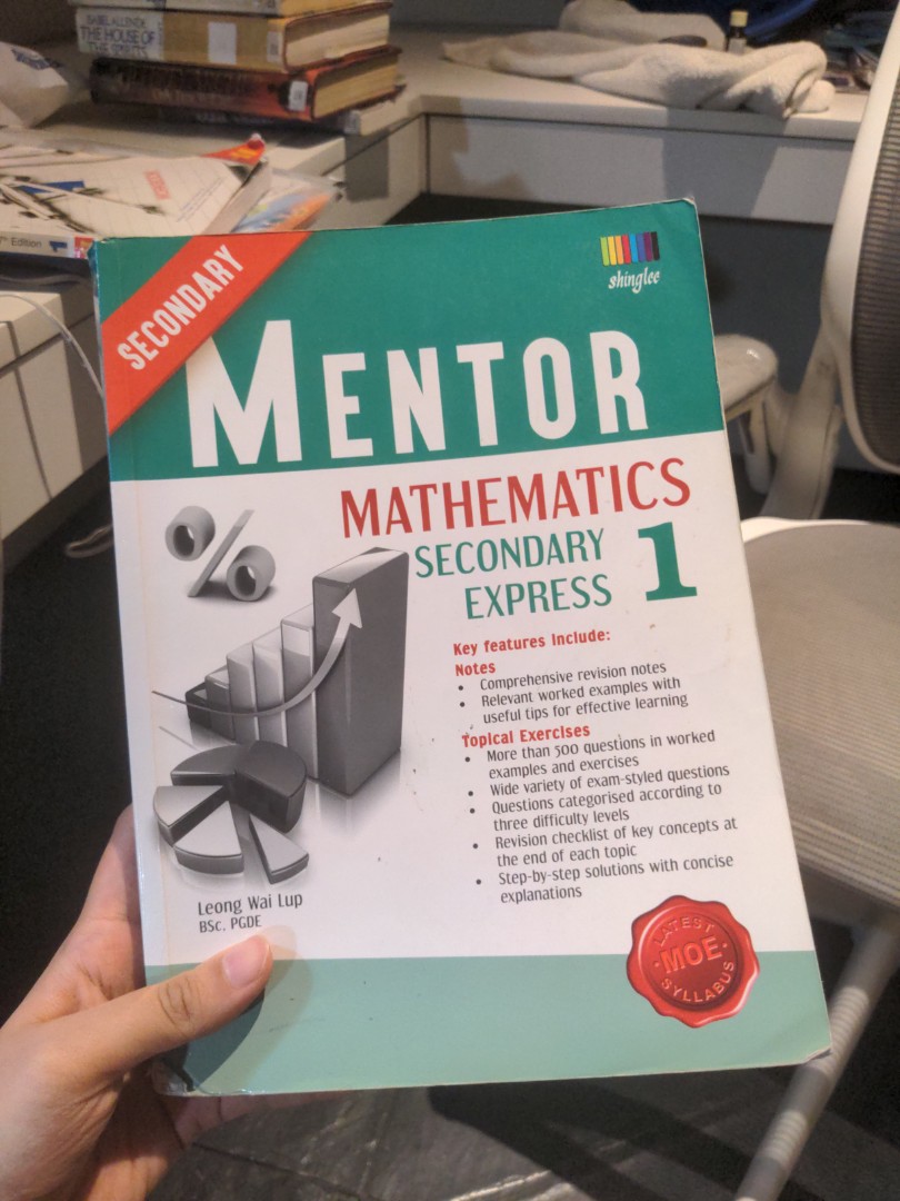 Mentor Mathematics Secondary 1 Express Textbook/Workbook, Hobbies ...