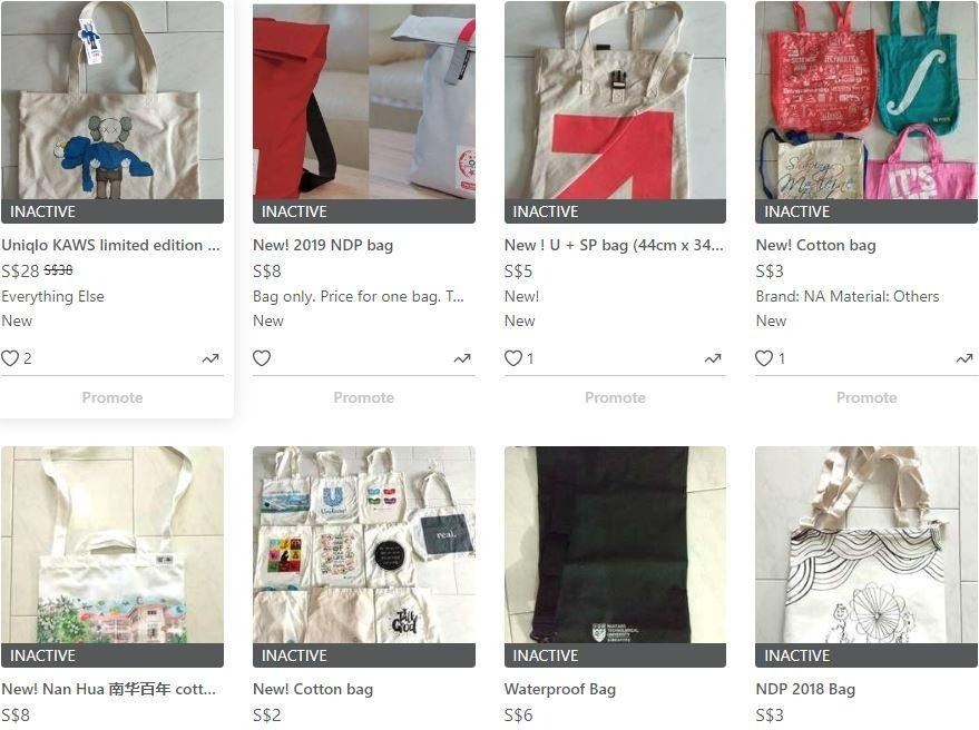 Singapore National Day NDP Bags, Bags from NUS, NTU, Ngee Ann, SP, Nan ...