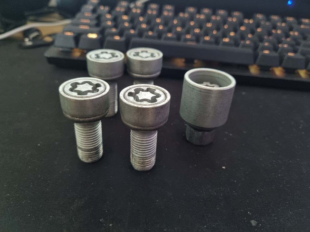 Original VW lock nuts, Car Accessories, Accessories on Carousell