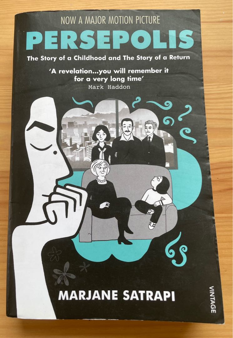 Persepolis, graphic novel by Marjane Satrapi, Hobbies & Toys, Books ...