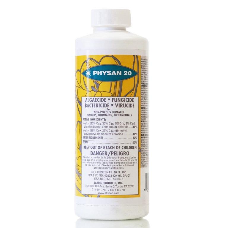 Physan 20 Fungicide - 16oz / 470ml , Furniture & Home Living, Gardening ...