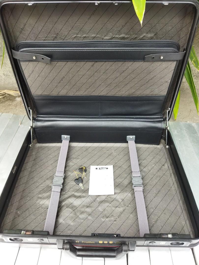 Plastic Attache Case or Briefcase president with 2 locks , combination ...