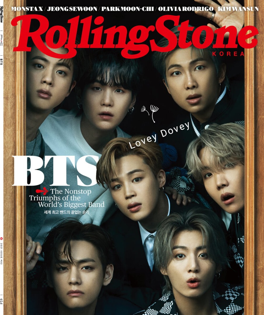 [PO] BTS Rolling Stone Korea 2021 Issue 02, Hobbies & Toys, Memorabilia ...