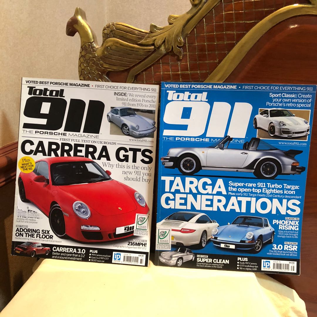PORSCHE COLLECTOR’S BUNDLE! Carrera GTS 911 Targa (cars magazine ...