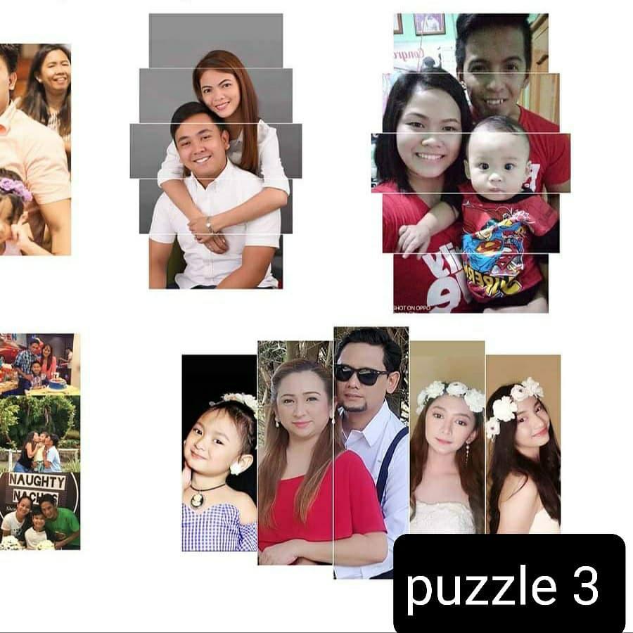 Puzzle Photo Tiles wall decor family portrait sintra board, Furniture ...