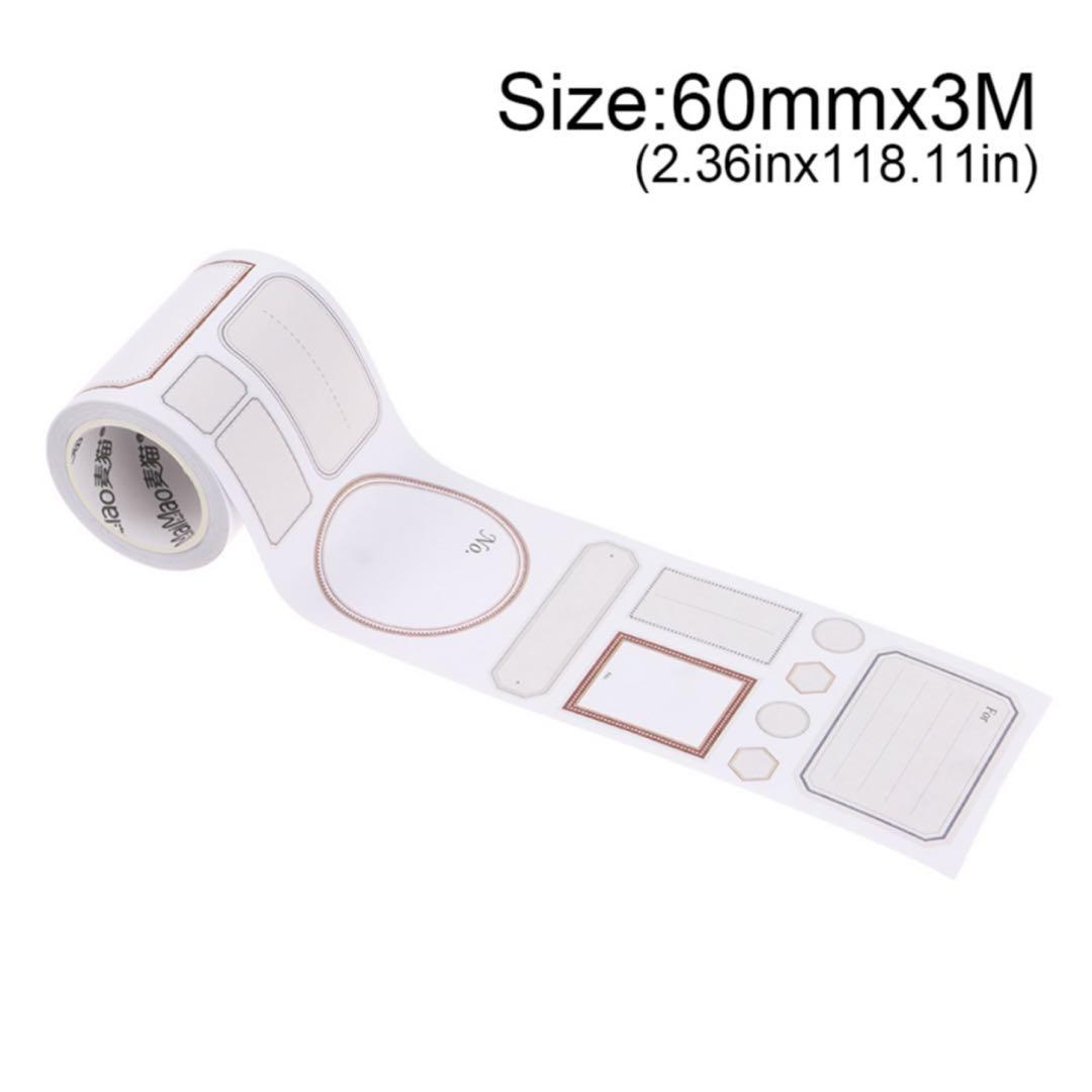 Retro Paper Tags Label Stickers, Hobbies & Toys, Stationery & Craft ...