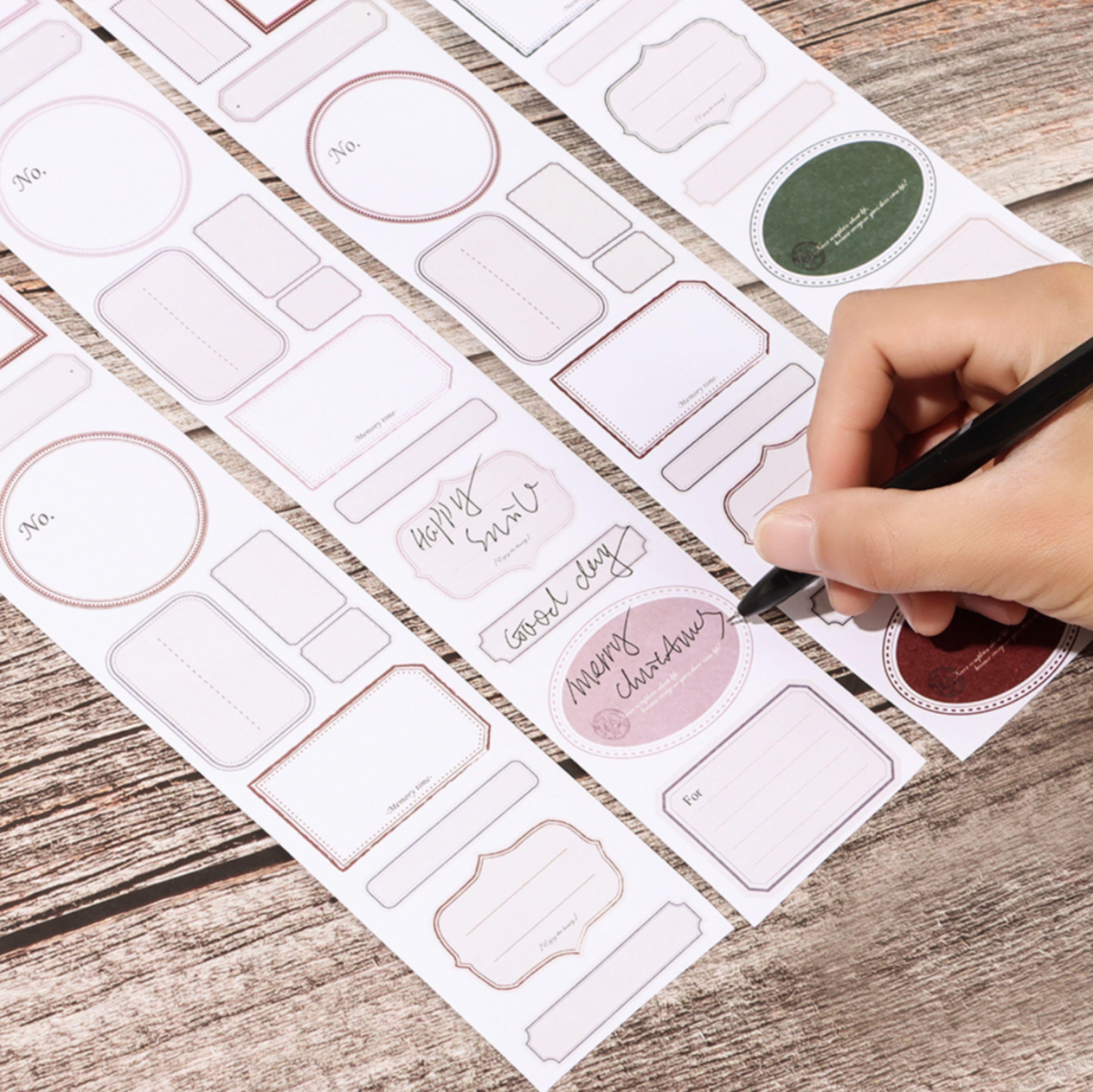 Retro Paper Tags Label Stickers, Hobbies & Toys, Stationery & Craft ...
