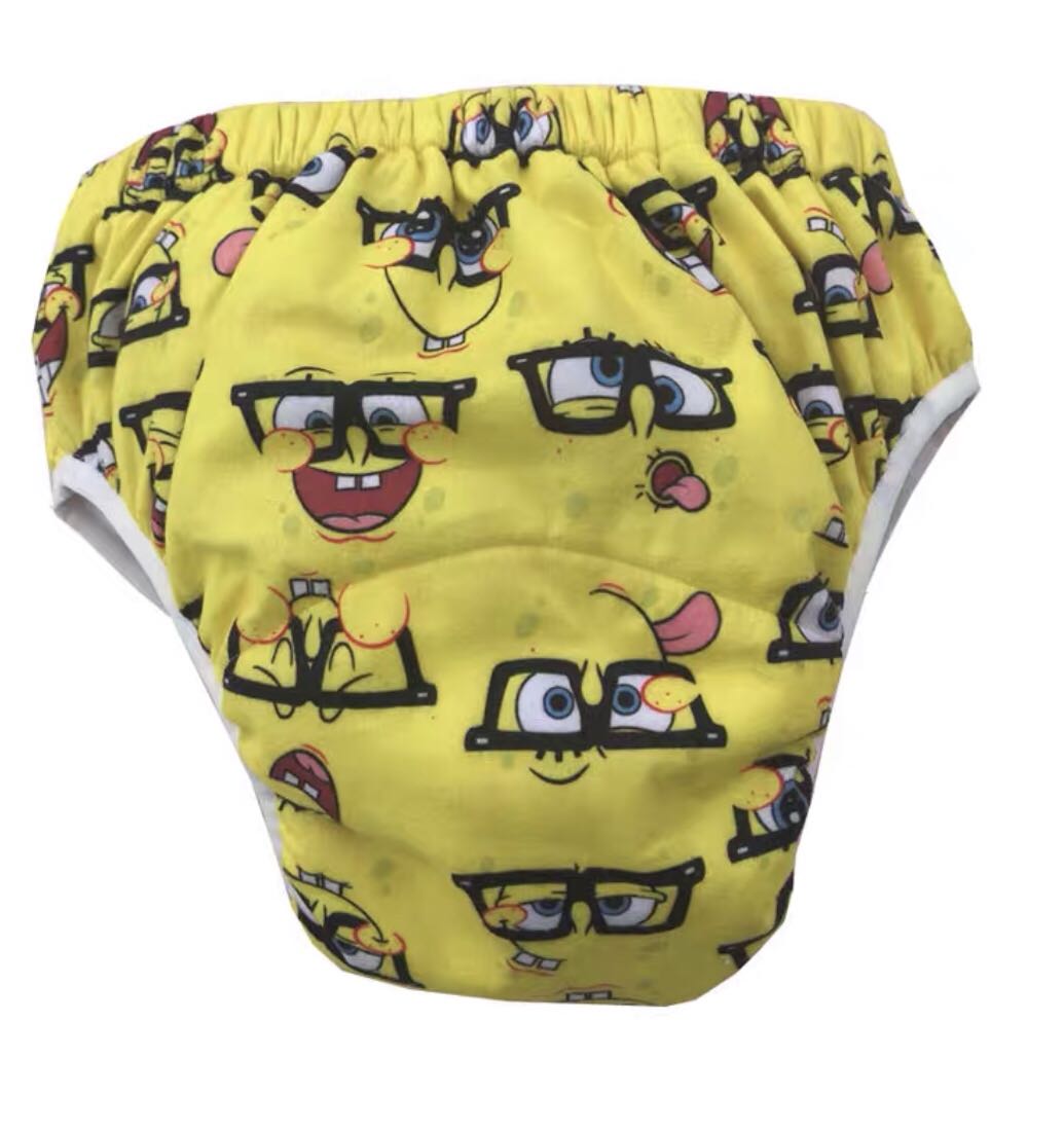 Reusable Adult diaper pants Sponge bob Abdl, Everything Else on Carousell