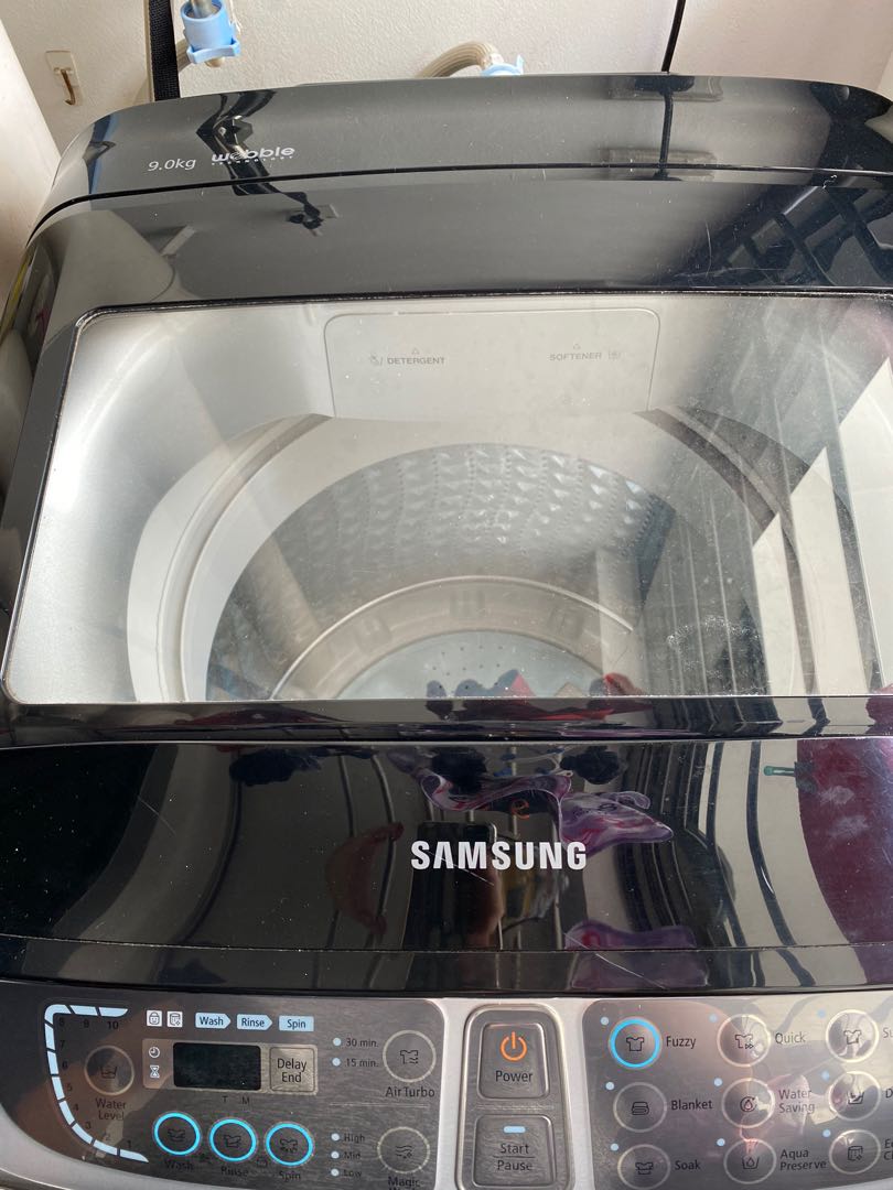 Samsung Wobble Washing Machine 9kg, TV & Home Appliances, Washing ...