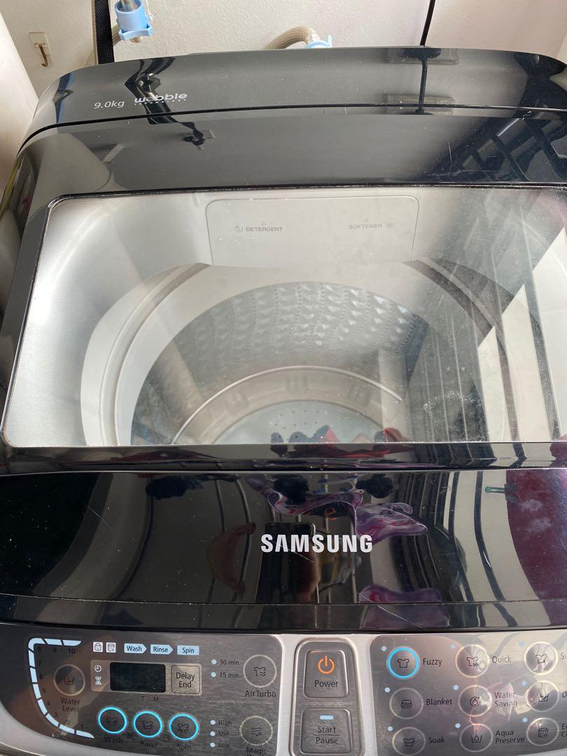 Samsung Wobble Washing Machine 9kg, TV & Home Appliances, Washing ...