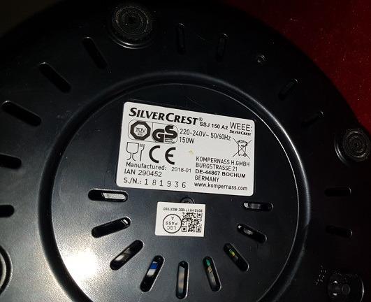 SILVERCREST Slow Juicer SSJ 150 A2 (Showroom Display Set, w/o original ...