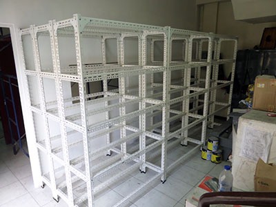 Slotted Angle Bar Steel Rack, Furniture & Home Living, Furniture ...