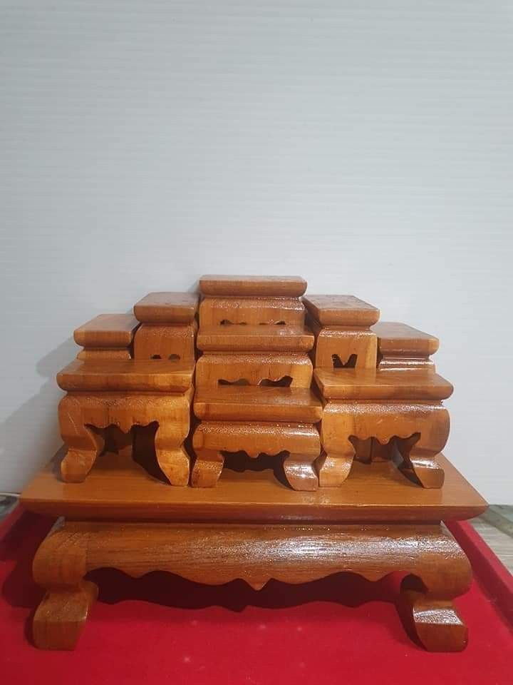 9 Steps Wooden Roop Lor Alter Stand (Left Last 2pcs Only), Hobbies ...