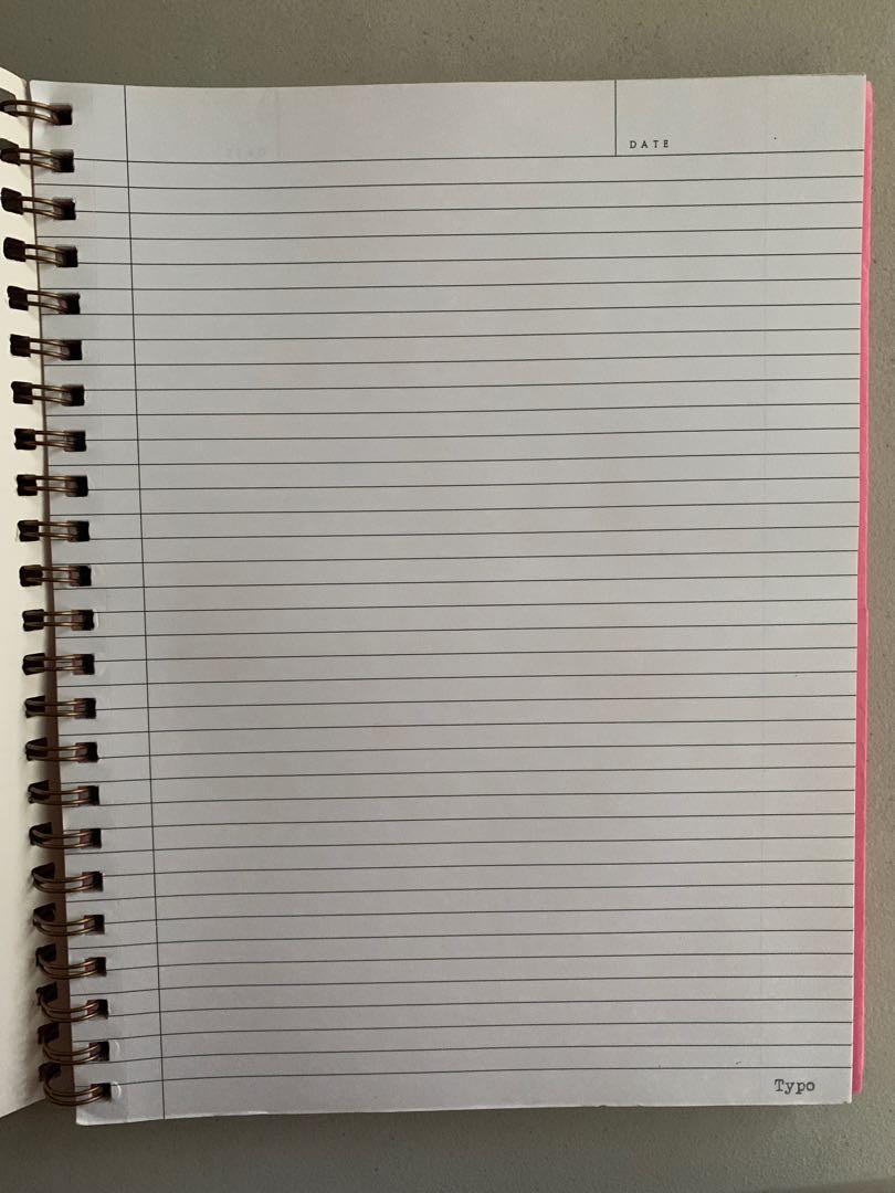 Snoopy Peanuts Typo Campus Notebook (A4 Size), Hobbies & Toys ...