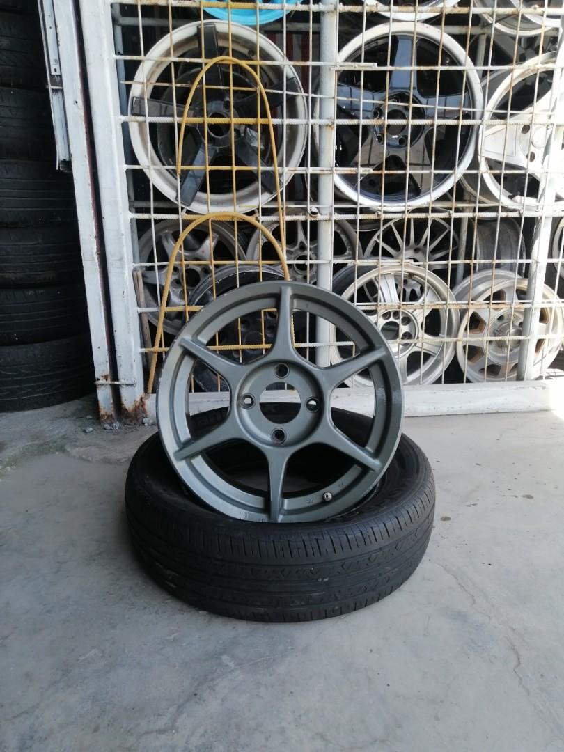 Sport rim original p1 racing 15x7jj pcd 114 original made in Japan ...