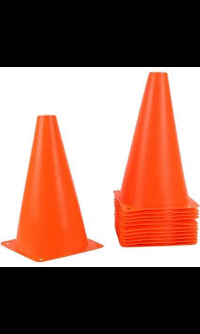 Stackable Orange Safety Traffic Racing Race Cone on Carousell