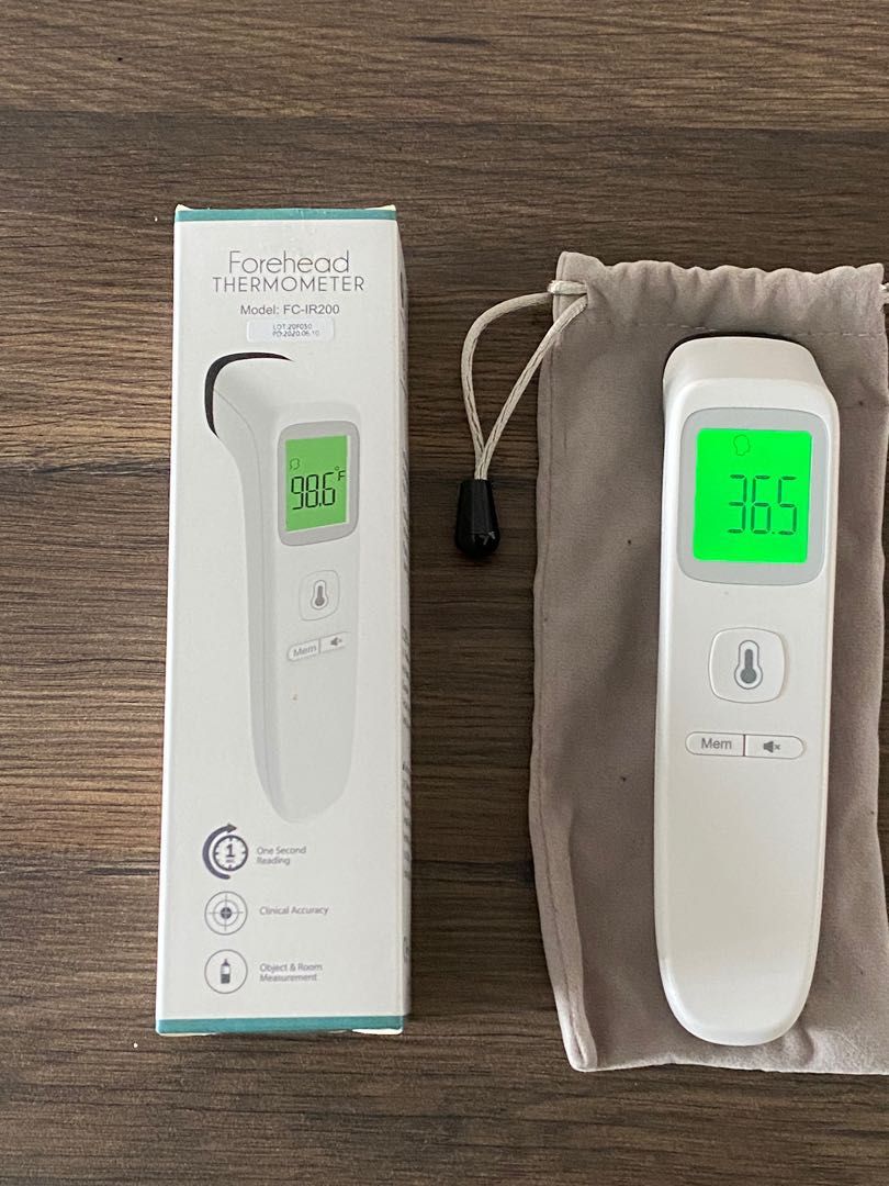 Same Day Delivery Forehead Thermometer, Health & Nutrition ...