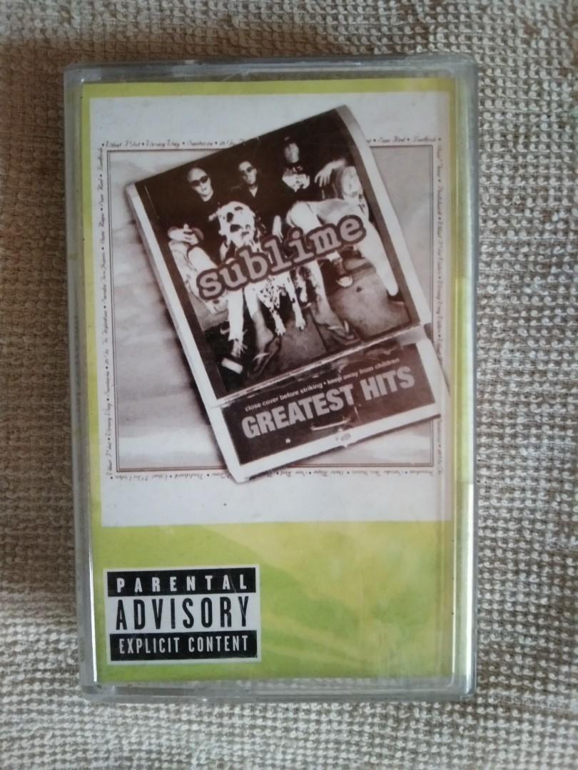 SUBLIME "Greatest Hits" Cassette Tape, Hobbies & Toys, Memorabilia ...
