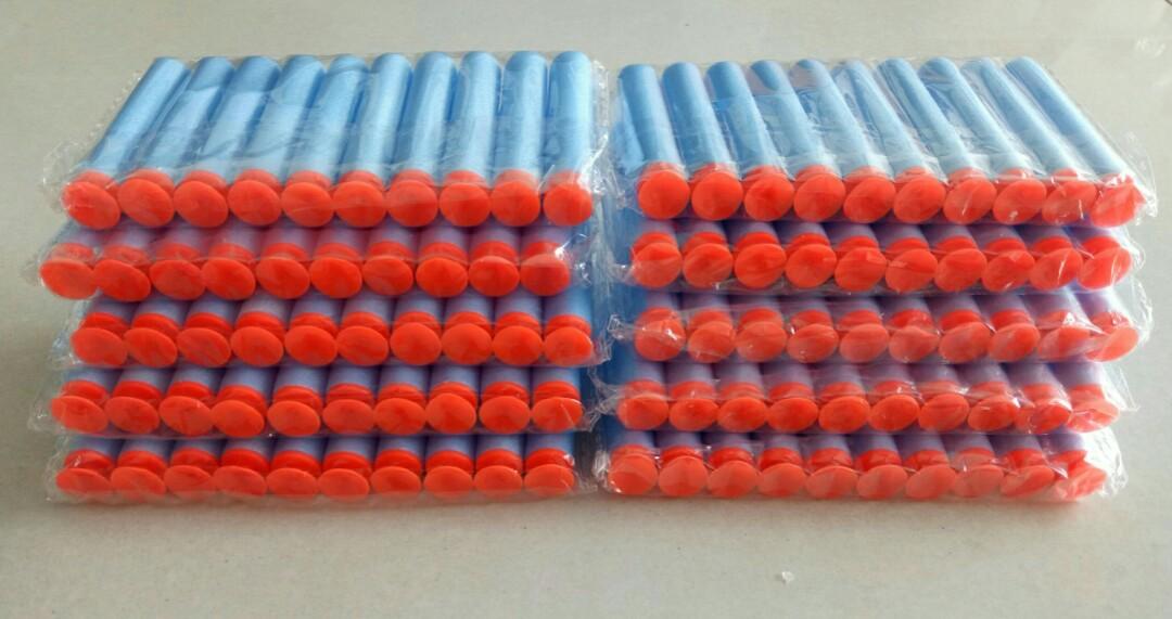 {in stock} SUCTION TIP Nerf gun bullets - light blue, Hobbies & Toys ...