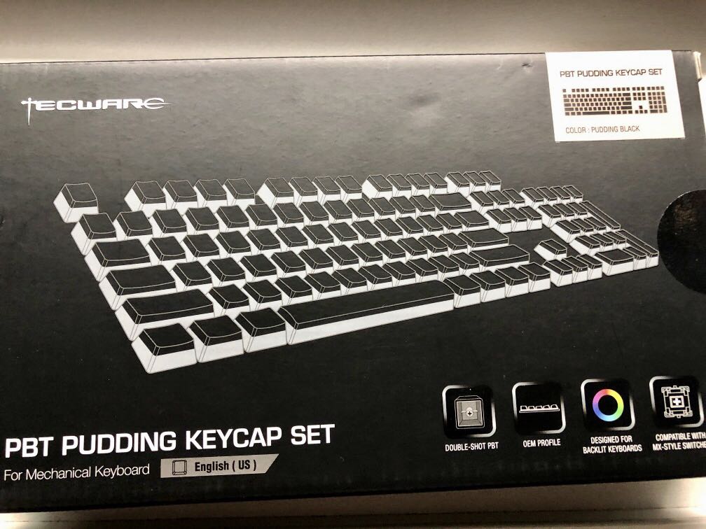 Tecware Phantom Pudding Keycap Set 112 Keys, Computers & Tech, Parts ...