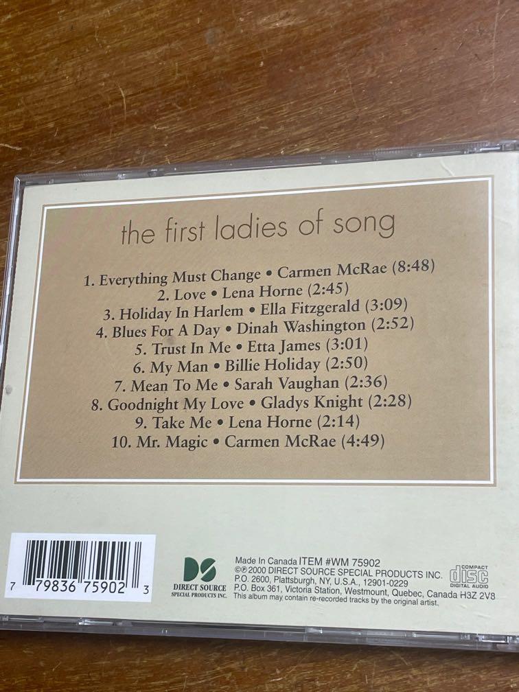 The First Ladies of song, Hobbies & Toys, Music & Media, CDs & DVDs on ...