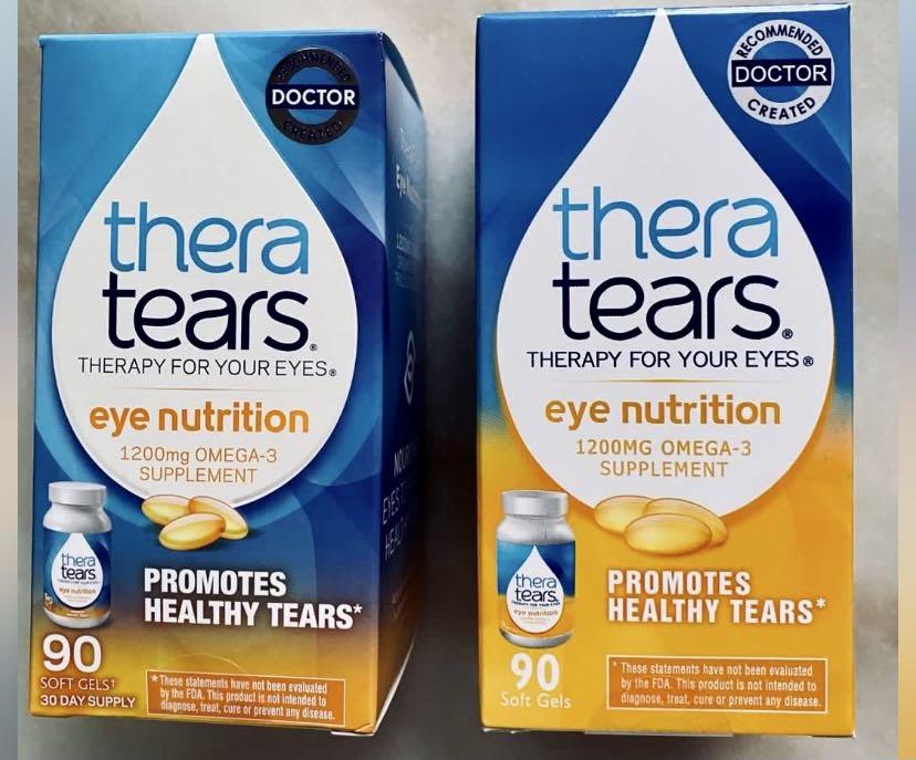 THERA TEARS EYE NUTRITION FOR DRY EYES, Health & Nutrition, Health ...