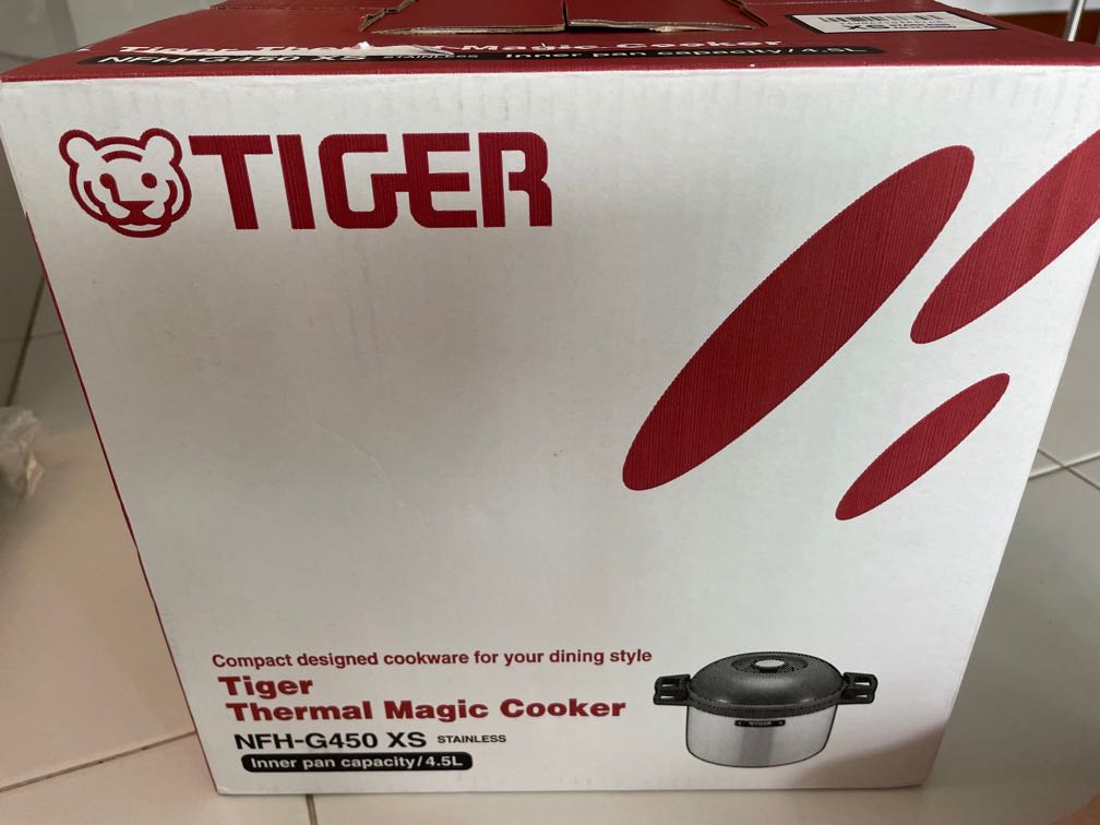 Tiger Thermal Magic cooker 4.5litre, TV & Home Appliances, Kitchen ...