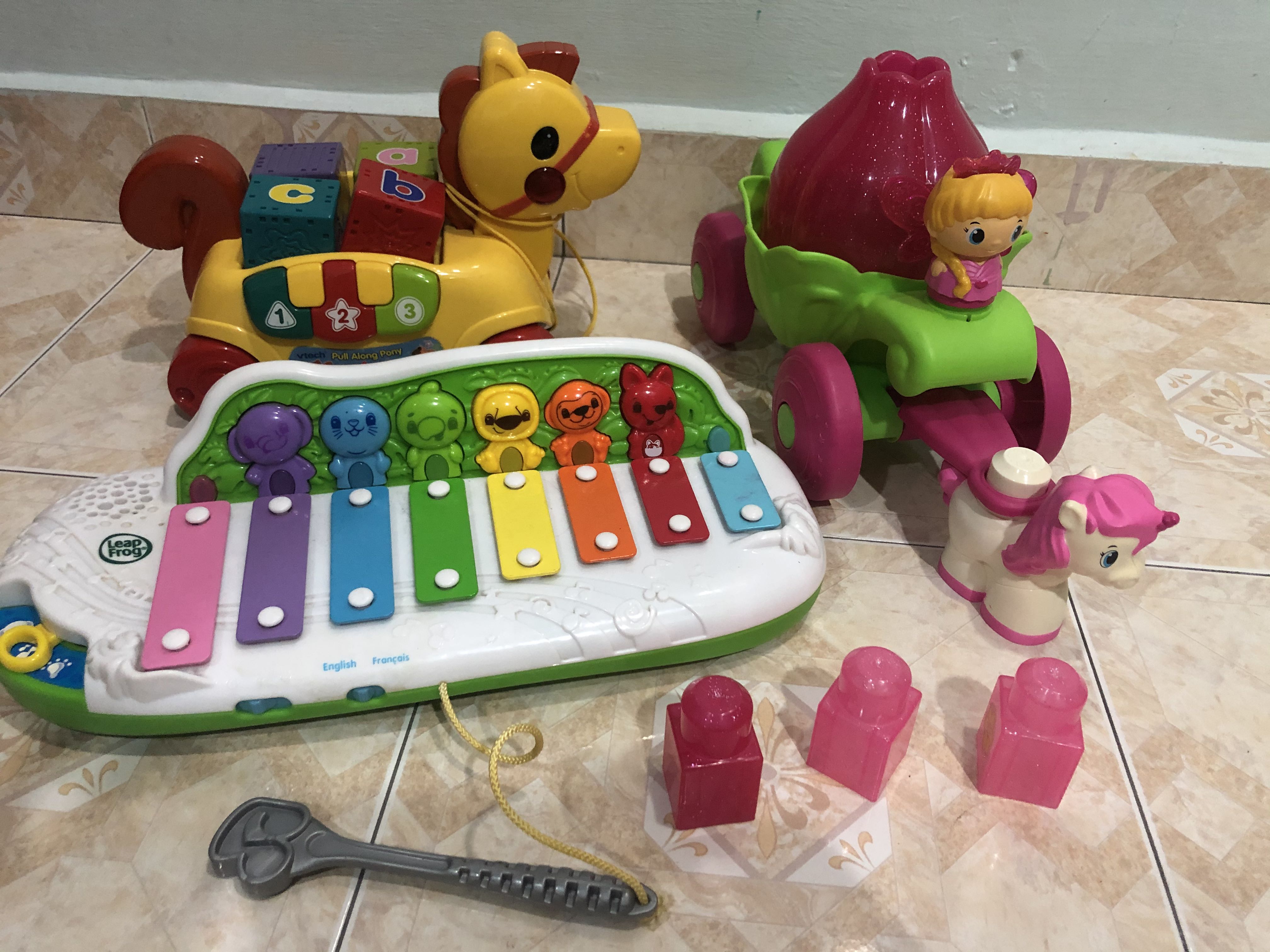 Vtech pull along horse leapfrog xylophone with alphabet maze game ...