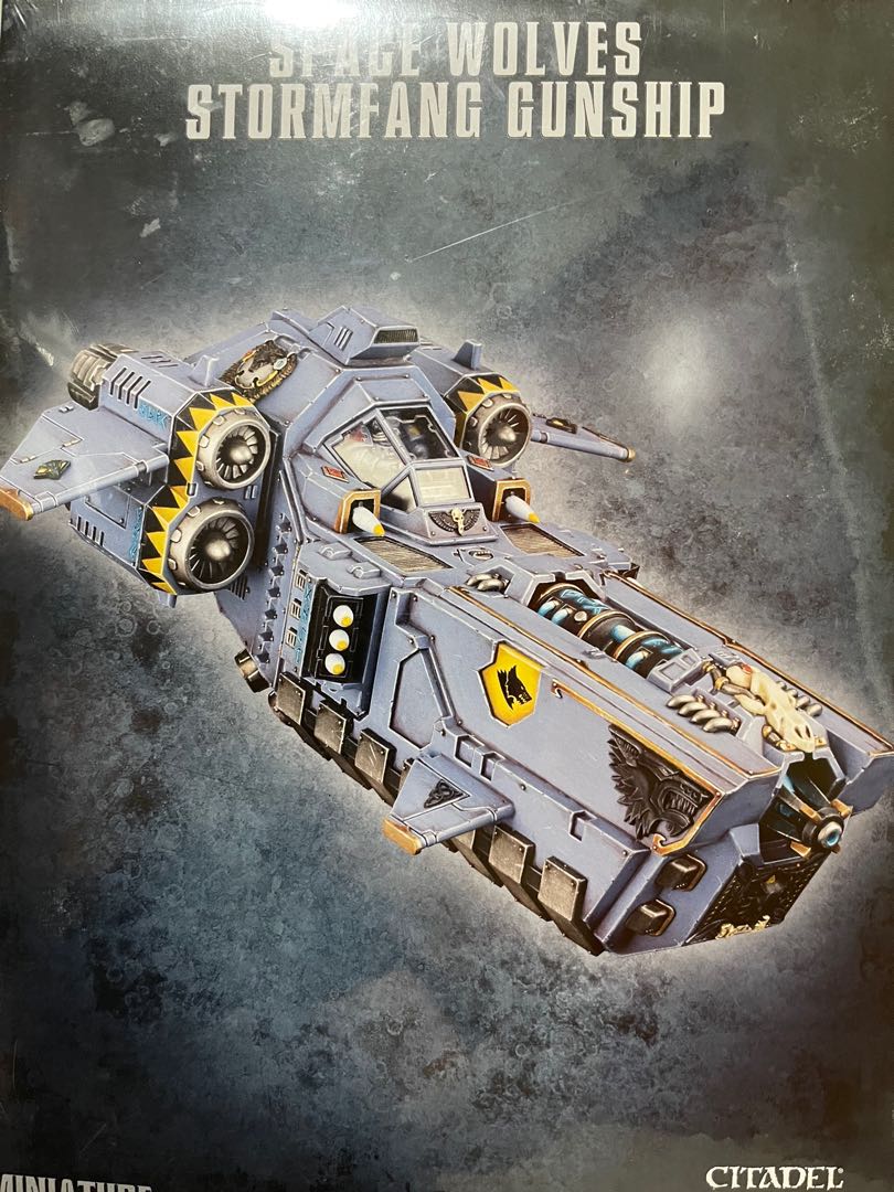 Warhammer 40000 Space Wolves Stormfang Gunship, Hobbies & Toys, Toys ...