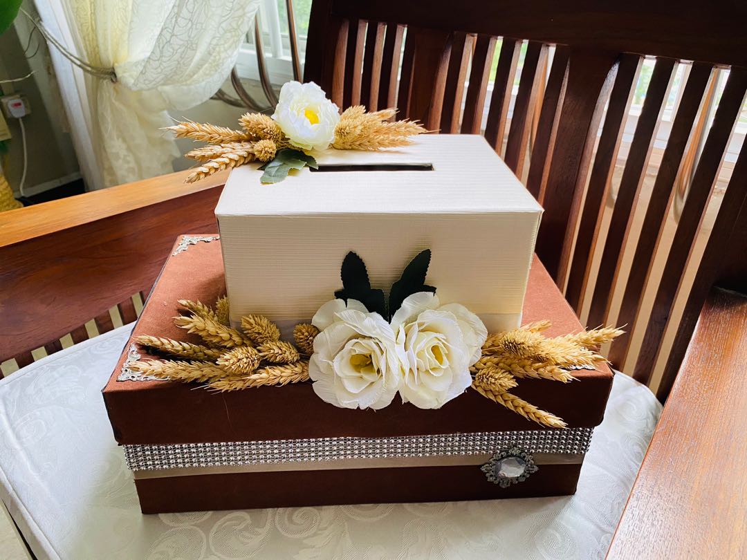 Wedding money box, Hobbies & Toys, Stationery & Craft, Handmade Craft ...