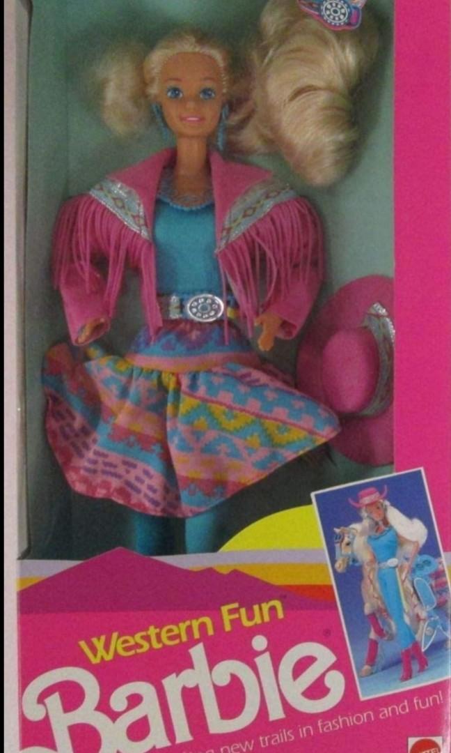 Western Fun Barbie - Vintage doll 1989, Hobbies & Toys, Toys & Games on ...