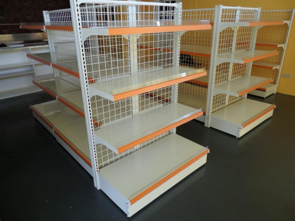 Wire Mesh Gondola Rack Collapsible Shelf, Furniture & Home Living ...