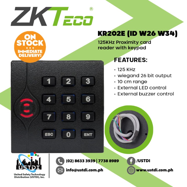 ZKTeco Access Control, Furniture & Home Living, Security & Locks ...