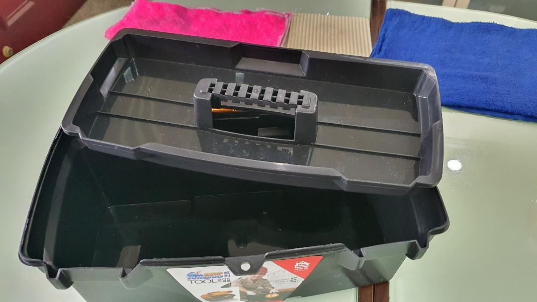2 Layer Tool Box / Storage Box, Furniture & Home Living, Home ...