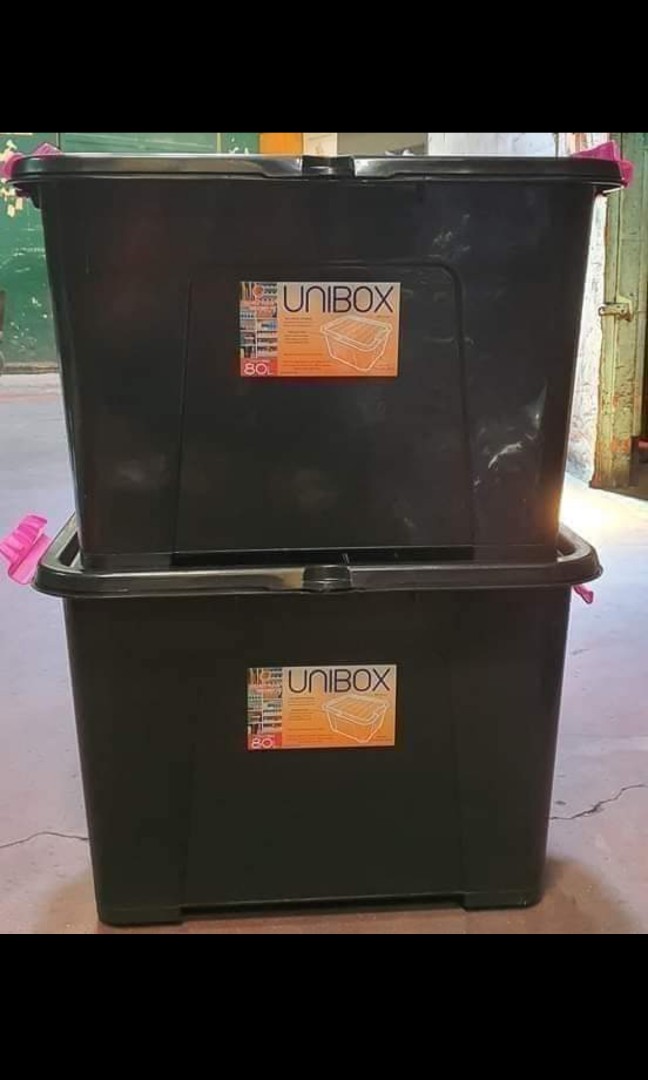 80L Storage Box, Furniture & Home Living, Home Improvement ...