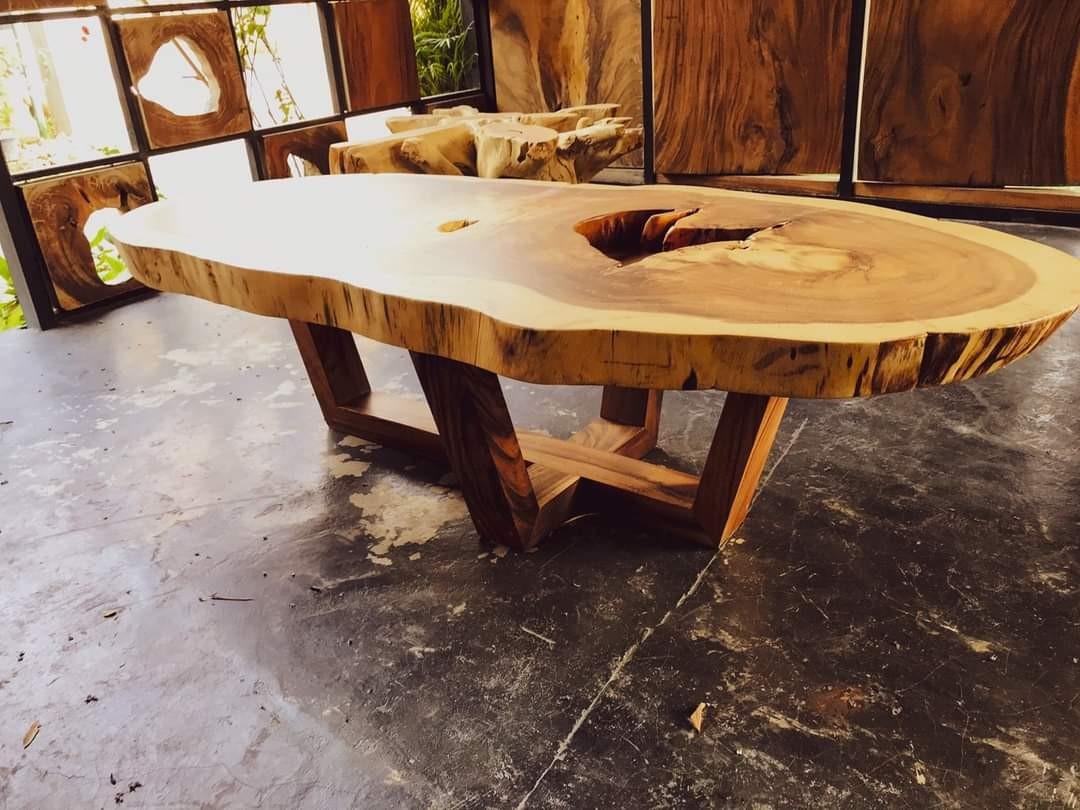 Acacia center table, Furniture & Home Living, Furniture, Tables & Sets ...