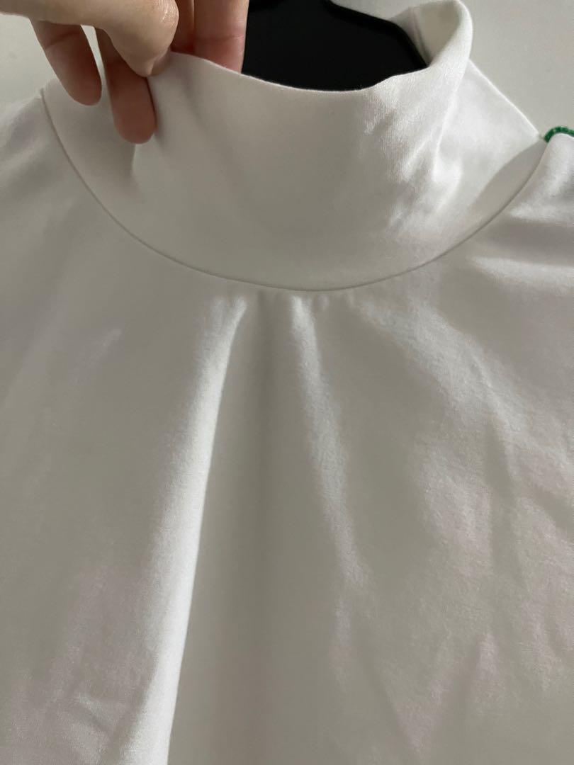 Adidas white turtle neck, Women's Fashion, Activewear on Carousell