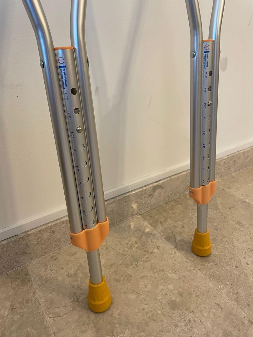 NEW Aluminium Shoulder Crutches | Large, Health & Nutrition, Assistive ...