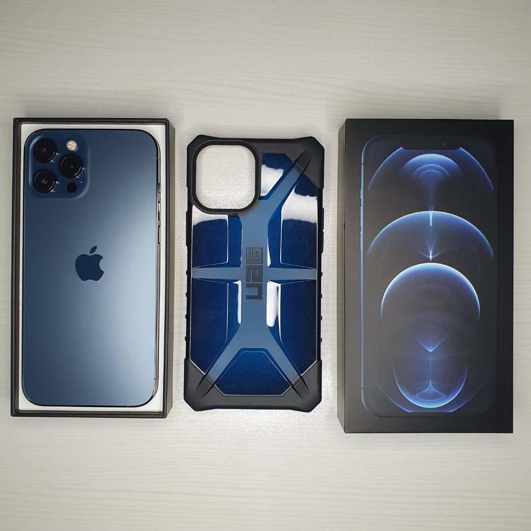 Apple iPhone 12 Pro Max Pacific Blue 256GB NTC w/ Receipt, Mobile ...