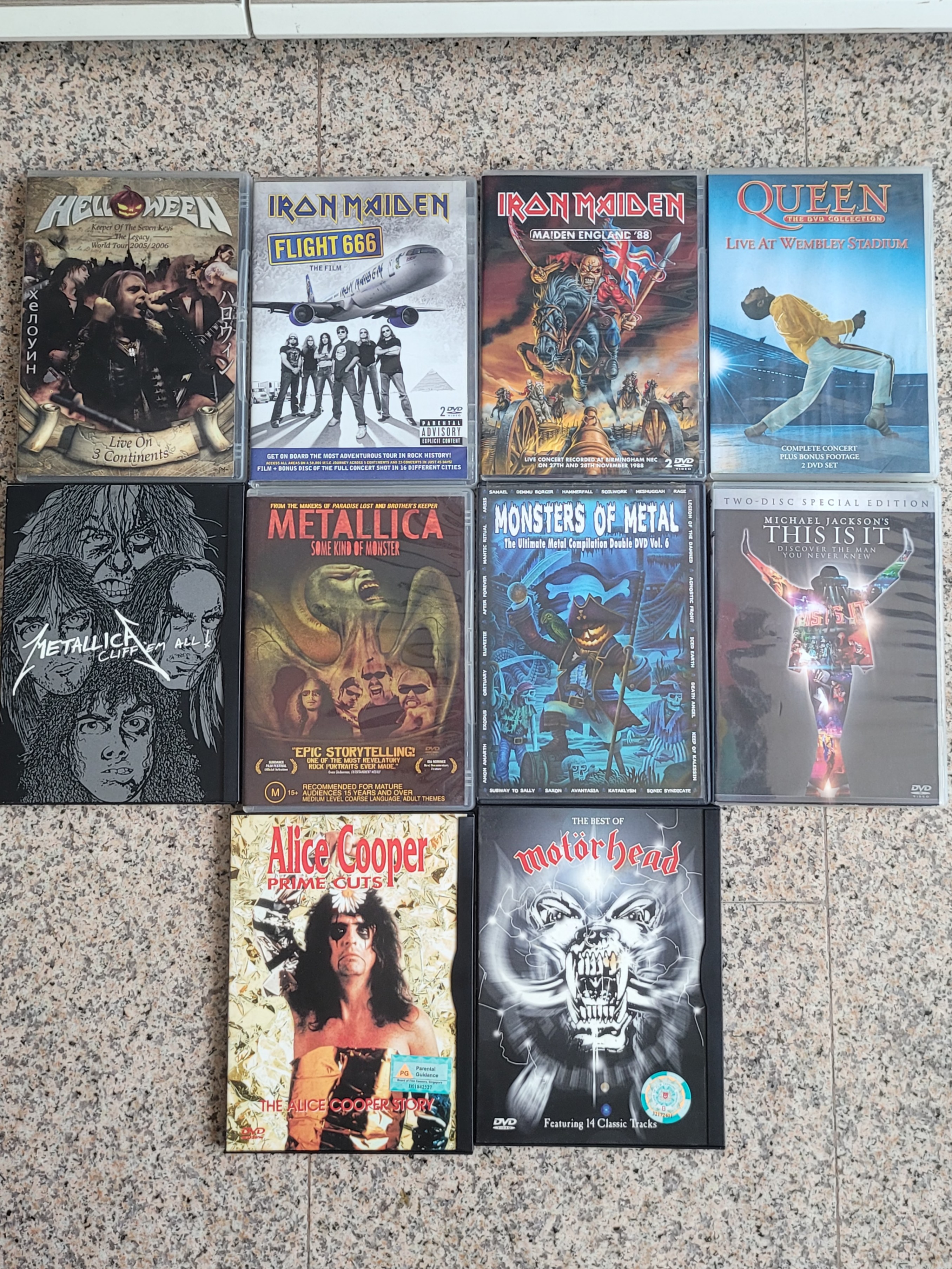 Assorted Heavy Metal DVD, Hobbies & Toys, Music & Media, CDs & DVDs on ...