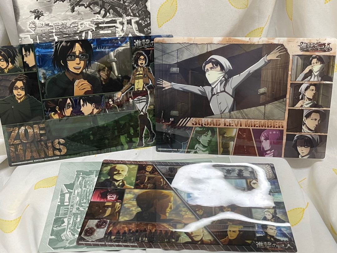 Attack on Titan Plastic Board Set, Hobbies & Toys, Toys & Games on ...