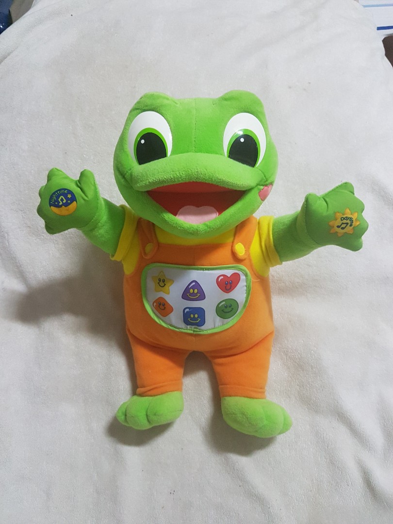 Authentic Rare LeapFrog Hug & Learn Baby Tad Interactive Plush Toy ...