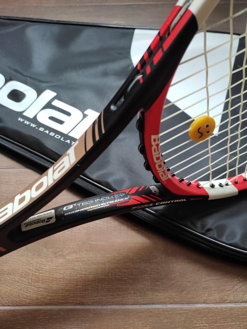 Babolat pure control tour tennis racket, Sports Equipment, Sports ...
