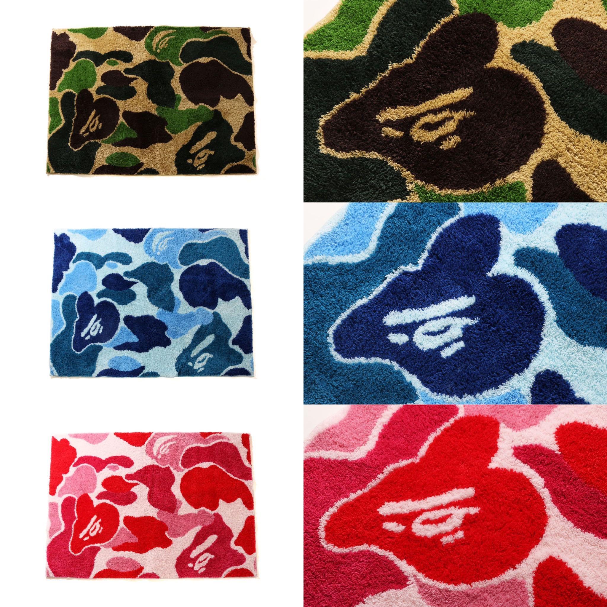 BAPE ABC CAMO BIG RUG MAT, Furniture & Home Living, Home Decor, Carpets ...
