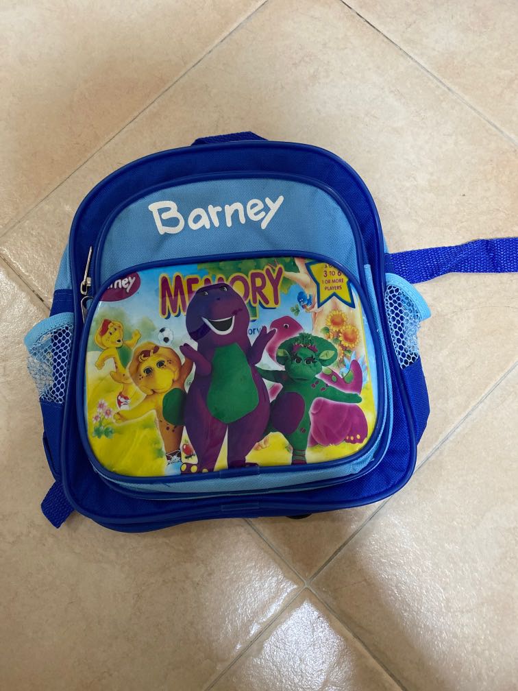 Barney Kids Backpack, Babies & Kids, Babies & Kids Fashion on Carousell