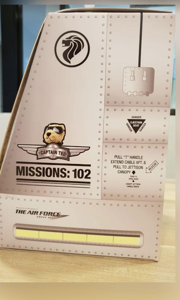 Captain Ted the ace of aces bear rsaf plane pins chinook seahawk apache ...