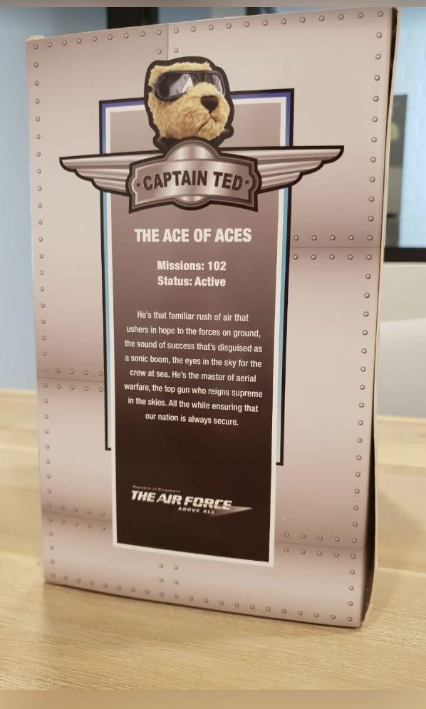 Captain Ted the ace of aces bear rsaf plane pins chinook seahawk apache ...