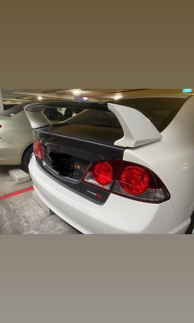 Carbon Fibre Bumper and Boot for (FD2R/FD2), Car Accessories ...